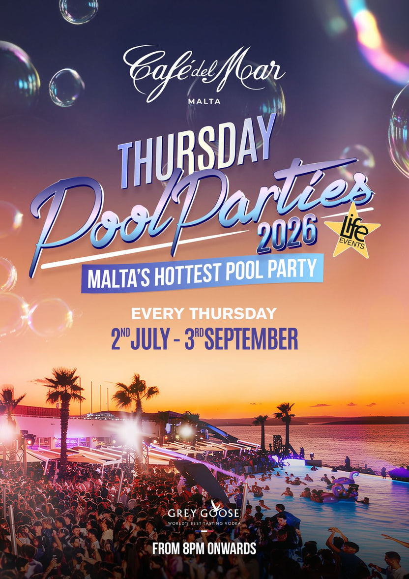 POOL PARTIES – PARTY ISLAND MALTA